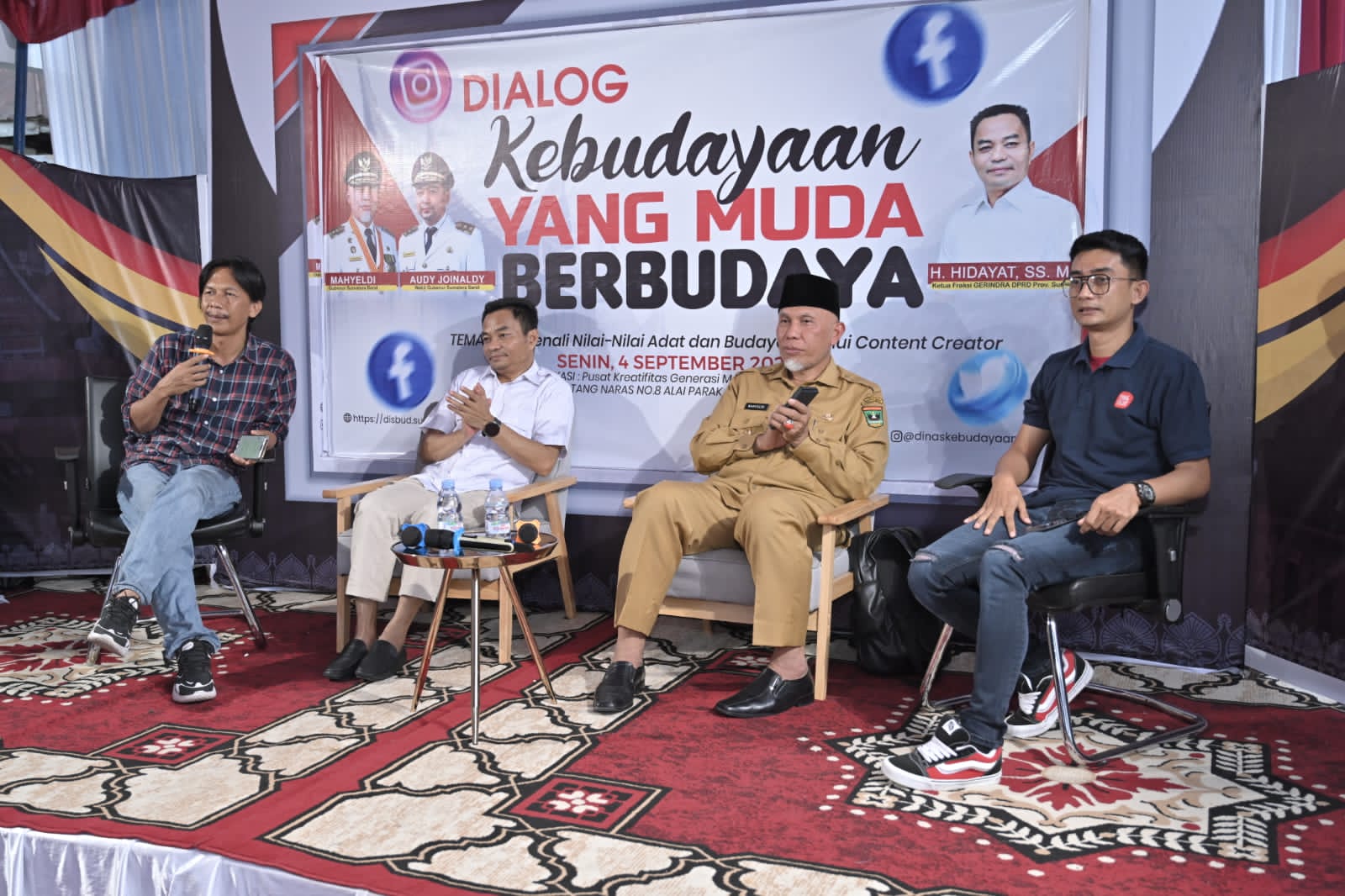 Gubernur Mahyeldi Imbau Generasi Muda Mewarisi dan Mewariskan Adat dan Kebudayaan lewat Konten ...
