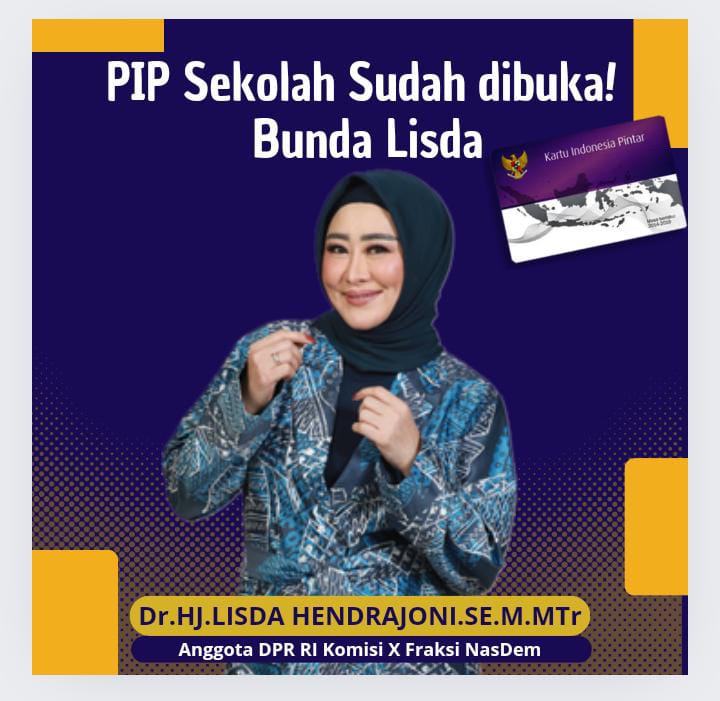 Berkat perjuangan Lisda Hendrajoni 48 Ribu Kuota PIP Jalur Aspirasi Siap Dibagikan tahun 2024 ...